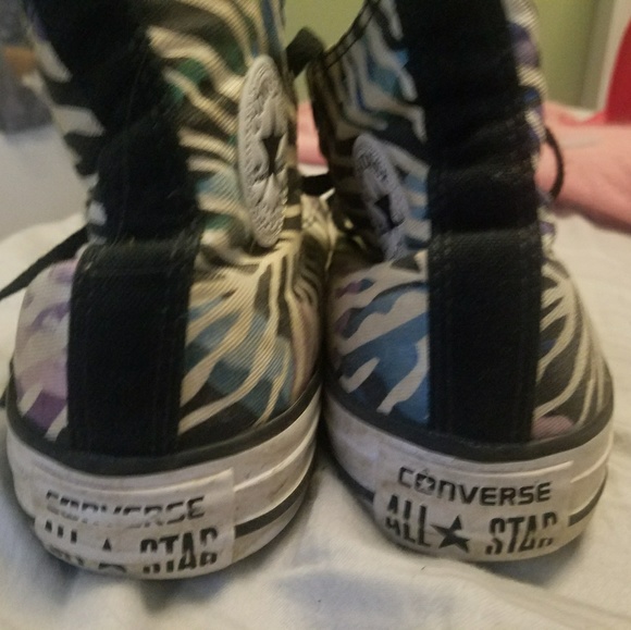 Converse | Shoes | Wild Zebra Print Converse Chucks All Star 6 | Poshmark